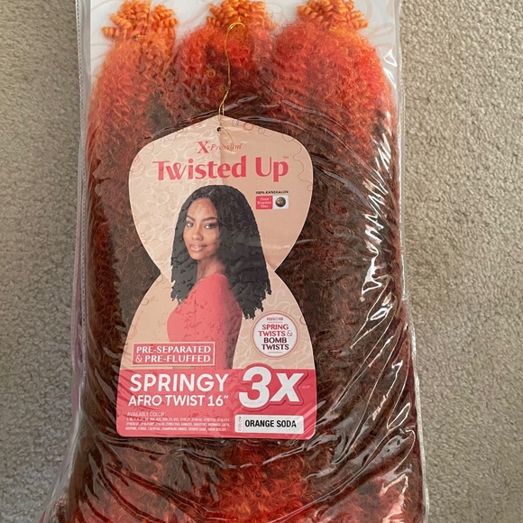Outre | Hair | Xpression Twisted Up Springy Afro Twist Orange Soda ...